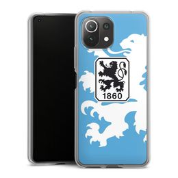 DeinDesign Xiaomi Mi 11 Lite 5G NE Handy Silikon H&uuml;lle Case transparent Handyh&uuml;lle Coat Of Arms Tsv 1860 M&uuml;nchen Official Licensed Product Silikon Case