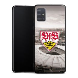 DeinDesign Galaxy A51 Handy Hard Case Schutzh&uuml;lle schwarz Smartphone Backcover Official Licensed Product Vfb Stuttgart Stadium Hard Case