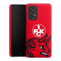 DeinDesign Galaxy A33 5G Handy Premium Case Smartphone Handyh&uuml;lle Schutzh&uuml;lle gl&auml;nzend 1. Fc Kaiserslautern 1. Fck Devil Premium Case