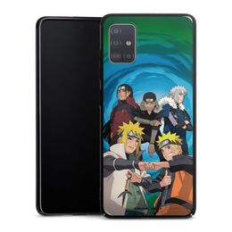 DeinDesign Galaxy A51 Handy Hard Case Schutzh&uuml;lle schwarz Smartphone Backcover Hokage Official Licensed Product Naruto Shippuden Hard Case