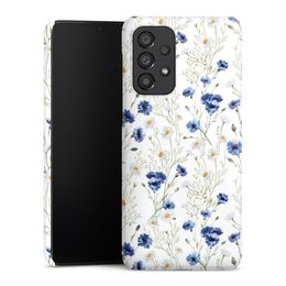 DeinDesign Galaxy A33 5G Handy Premium Case Smartphone Handyh&uuml;lle Schutzh&uuml;lle gl&auml;nzend Flower Muster Flowers Premium Case