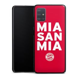 DeinDesign Galaxy A51 Handy Hard Case Schutzh&uuml;lle schwarz Smartphone Backcover Fcb Mia San Mia Fc Bayern M&uuml;nchen Hard Case