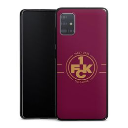 DeinDesign Galaxy A51 Handy Hard Case Schutzh&uuml;lle schwarz Smartphone Backcover 1. Fc Kaiserslautern Official Licensed Product 125 Jahre Hard Case