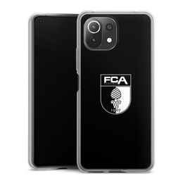 DeinDesign Xiaomi Mi 11 Lite 5G NE Handy Silikon H&uuml;lle Case transparent Handyh&uuml;lle Official Licensed Product Logo Fc Augsburg Silikon Case
