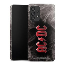 DeinDesign Galaxy A33 5G Handy Premium Case Smartphone Handyh&uuml;lle Schutzh&uuml;lle gl&auml;nzend Logo Acdc Merchandise Premium Case