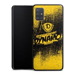 DeinDesign Galaxy A51 Handy Hard Case Schutzh&uuml;lle schwarz Smartphone Backcover Logo Official Licensed Product Sg Dynamo Dresden Hard Case