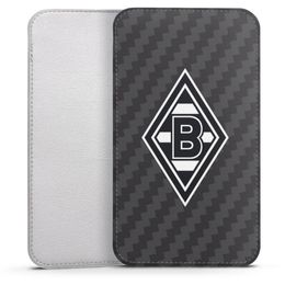 DeinDesign iPhone 16 Pro Max Handy H&uuml;lle Tasche Sleeve Socke Schutzh&uuml;lle Borussia M&ouml;nchengladbach Carbon Gladbach Sleeve
