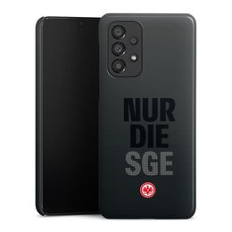 DeinDesign Galaxy A33 5G Handy Premium Case Smartphone Handyh&uuml;lle Schutzh&uuml;lle gl&auml;nzend Sge Official Licensed Product Eintracht Frankfurt Premium Case