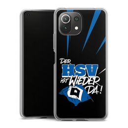 DeinDesign Xiaomi Mi 11 Lite 5G NE Handy Silikon H&uuml;lle Case transparent Handyh&uuml;lle Hsv Ascent Hamburger Sv Silikon Case