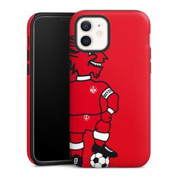 DeinDesign iPhone 12 Handy Panzer Handyh&uuml;lle robuste Outdoor H&uuml;lle Schutzh&uuml;lle matt 1. Fc Kaiserslautern Official Licensed Product Soccer Tough Case