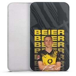 DeinDesign iPhone 16 Pro Max Handy H&uuml;lle Tasche Sleeve Socke Schutzh&uuml;lle Borussia Dortmund Maximilian Beier Bvb Sleeve