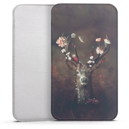 DeinDesign iPhone 16 Pro Max Handy H&uuml;lle Tasche Sleeve Socke Schutzh&uuml;lle Reindeer Flowers Rehe Sleeve