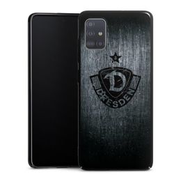 DeinDesign Galaxy A51 Handy Hard Case Schutzh&uuml;lle schwarz Smartphone Backcover Sg Dynamo Dresden Official Licensed Product Vintage Hard Case