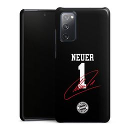 DeinDesign Galaxy S20 FE Handy Premium Case Smartphone Handyh&uuml;lle Schutzh&uuml;lle gl&auml;nzend Manuel Neuer Fc Bayern M&uuml;nchen Fcb Premium Case