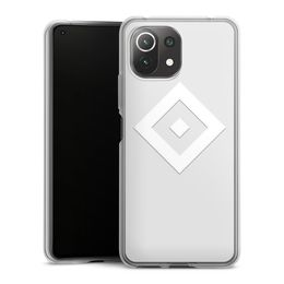 DeinDesign Xiaomi Mi 11 Lite 5G NE Handy Silikon H&uuml;lle Case transparent Handyh&uuml;lle Coat Of Arms Hamburger Sv Hsv Silikon Case