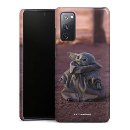 DeinDesign Galaxy S20 FE Handy Premium Case Smartphone Handyh&uuml;lle Schutzh&uuml;lle gl&auml;nzend Baby Yoda Star Wars The Child Premium Case