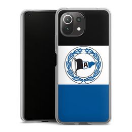 DeinDesign Xiaomi Mi 11 Lite 5G NE Handy Silikon H&uuml;lle Case transparent Handyh&uuml;lle Arminia Bielefeld Official Licensed Product Arminen Silikon Case