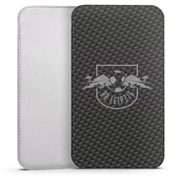DeinDesign iPhone 16 Pro Max Handy H&uuml;lle Tasche Sleeve Socke Schutzh&uuml;lle Rb Leipzig Carbon Metallic Look Sleeve