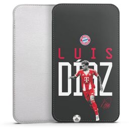 DeinDesign iPhone 16 Pro Max Handy H&uuml;lle Tasche Sleeve Socke Schutzh&uuml;lle Fc Bayern M&uuml;nchen Official Licensed Product Luis Diaz Sleeve