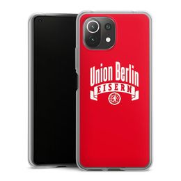 DeinDesign Xiaomi Mi 11 Lite 5G NE Handy Silikon H&uuml;lle Case transparent Handyh&uuml;lle Fcu Official Licensed Product 1. Fc Union Berlin Silikon Case