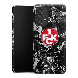 DeinDesign Galaxy A33 5G Handy Premium Case Smartphone Handyh&uuml;lle Schutzh&uuml;lle gl&auml;nzend Coat Of Arms Muster 1. Fc Kaiserslautern Premium Case