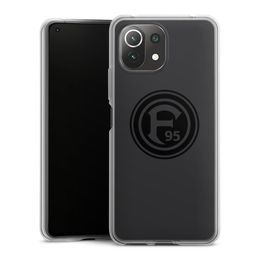 DeinDesign Xiaomi Mi 11 Lite 5G NE Handy Silikon H&uuml;lle Case transparent Handyh&uuml;lle Fortuna D&uuml;sseldorf Logo F95 Silikon Case
