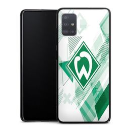 DeinDesign Galaxy A51 Handy Hard Case Schutzh&uuml;lle schwarz Smartphone Backcover Official Licensed Product Sv Werder Bremen Muster Hard Case