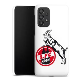DeinDesign Galaxy A33 5G Handy Premium Case Smartphone Handyh&uuml;lle Schutzh&uuml;lle gl&auml;nzend Official Licensed Product 1. Fc K&ouml;ln Coat Of Arms Premium Case