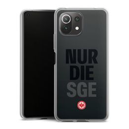 DeinDesign Xiaomi Mi 11 Lite 5G NE Handy Silikon H&uuml;lle Case transparent Handyh&uuml;lle Eintracht Frankfurt Sge Official Licensed Product Silikon Case