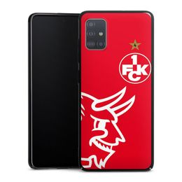 DeinDesign Galaxy A51 Handy Hard Case Schutzh&uuml;lle schwarz Smartphone Backcover Star Devil 1. Fc Kaiserslautern Hard Case