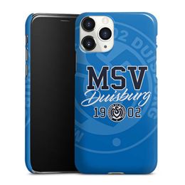 DeinDesign iPhone 11 Pro Handy Premium Case Smartphone Handyh&uuml;lle Schutzh&uuml;lle gl&auml;nzend Bundesliga Official Licensed Product Msv Duisburg Premium Case