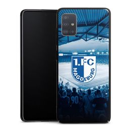 DeinDesign Galaxy A51 Handy Hard Case Schutzh&uuml;lle schwarz Smartphone Backcover Stadium 1. Fcm 1. Fc Magdeburg Hard Case