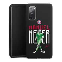 DeinDesign Galaxy S20 FE Handy Panzer Handyh&uuml;lle robuste Outdoor H&uuml;lle Schutzh&uuml;lle matt Fc Bayern M&uuml;nchen Manuel Neuer Official Licensed Product Tough Case