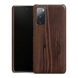 DeinDesign Galaxy S20 FE Handy Premium Case Smartphone Handyh&uuml;lle Schutzh&uuml;lle gl&auml;nzend Nut Tree Wood Wooden Look Premium Case