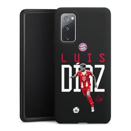 DeinDesign Galaxy S20 FE Handy Panzer Handyh&uuml;lle robuste Outdoor H&uuml;lle Schutzh&uuml;lle matt Official Licensed Product Fc Bayern M&uuml;nchen Luis Diaz Tough Case