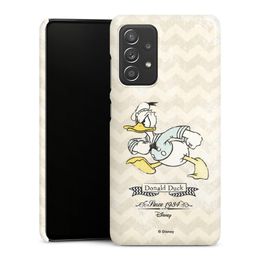 DeinDesign Galaxy A52s 5G Handy Premium Case Smartphone Handyh&uuml;lle Schutzh&uuml;lle gl&auml;nzend Disney Official Licensed Product Donuld Duck Vintage Premium Case