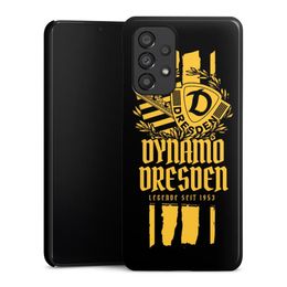 DeinDesign Galaxy A33 5G Handy Premium Case Smartphone Handyh&uuml;lle Schutzh&uuml;lle gl&auml;nzend Sg Dynamo Dresden Statement Sgd Premium Case