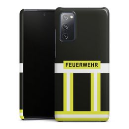 DeinDesign Galaxy S20 FE Handy Premium Case Smartphone Handyh&uuml;lle Schutzh&uuml;lle gl&auml;nzend Fire Fighters Fire Fighter Job Premium Case