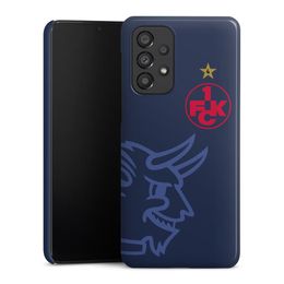 DeinDesign Galaxy A33 5G Handy Premium Case Smartphone Handyh&uuml;lle Schutzh&uuml;lle gl&auml;nzend Logo 1. Fck 1. Fc Kaiserslautern Premium Case