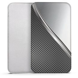 DeinDesign iPhone 16 Pro Max Handy H&uuml;lle Tasche Sleeve Socke Schutzh&uuml;lle Steel Metall Carbon Sleeve