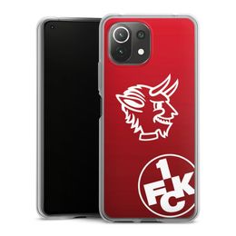 DeinDesign Xiaomi Mi 11 Lite 5G NE Handy Silikon H&uuml;lle Case transparent Handyh&uuml;lle 1. Fc Kaiserslautern Official Licensed Product Devil Silikon Case