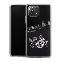 DeinDesign Xiaomi Mi 11 Lite 5G NE Handy Silikon H&uuml;lle Case transparent Handyh&uuml;lle Skyline Official Licensed Product 1. Fc K&ouml;ln Silikon Case
