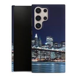 DeinDesign Galaxy S24 Ultra Handy Premium Case Smartphone Handyh&uuml;lle Schutzh&uuml;lle matt Usa Brooklyn Bridge New York Premium Case