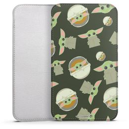 DeinDesign iPhone 16 Pro Max Handy H&uuml;lle Tasche Sleeve Socke Schutzh&uuml;lle Official Licensed Product Star Wars Muster Baby Yoda Sleeve