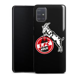 DeinDesign Galaxy A51 Handy Hard Case Schutzh&uuml;lle schwarz Smartphone Backcover Transparent Logo 1. Fc K&ouml;ln Hard Case