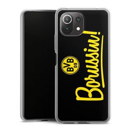 DeinDesign Xiaomi Mi 11 Lite 5G NE Handy Silikon H&uuml;lle Case transparent Handyh&uuml;lle Borussia Dortmund Soccer Bvb Silikon Case
