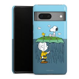 DeinDesign Google Pixel 7 Handy Panzer Handyh&uuml;lle robuste Outdoor H&uuml;lle Schutzh&uuml;lle gl&auml;nzend Peanuts Children Snoopy Tough Case