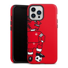 DeinDesign iPhone 13 Pro Max Handy Panzer Handyh&uuml;lle robuste Outdoor H&uuml;lle Schutzh&uuml;lle gl&auml;nzend 1. Fc Kaiserslautern Official Licensed Product Soccer Tough Case