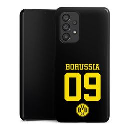 DeinDesign Galaxy A33 5G Handy Premium Case Smartphone Handyh&uuml;lle Schutzh&uuml;lle gl&auml;nzend Bvb Jersey Borussia Dortmund Premium Case