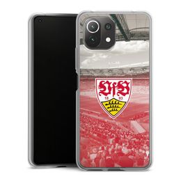 DeinDesign Xiaomi Mi 11 Lite 5G NE Handy Silikon H&uuml;lle Case transparent Handyh&uuml;lle Official Licensed Product Vfb Stuttgart Stadium Silikon Case